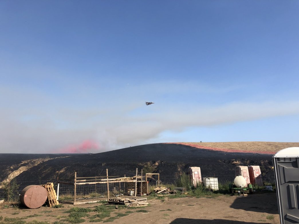 UPDATE: Fire near Santa Maria riverbed contained at 95 acres
