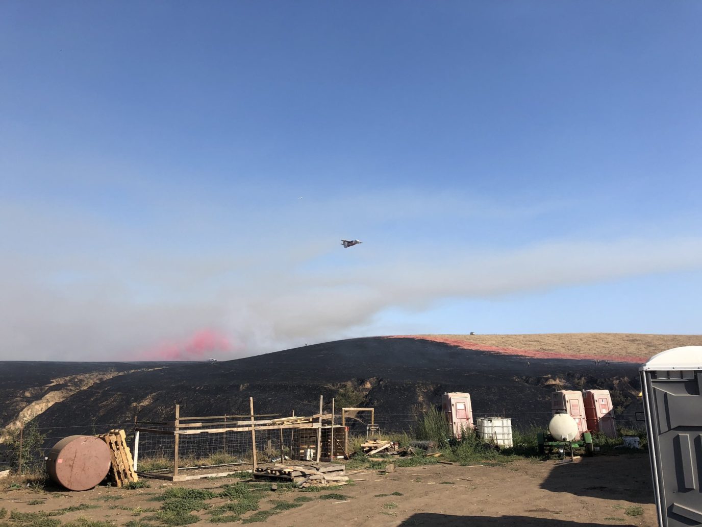 UPDATE: Fire near Santa Maria riverbed contained at 95 acres