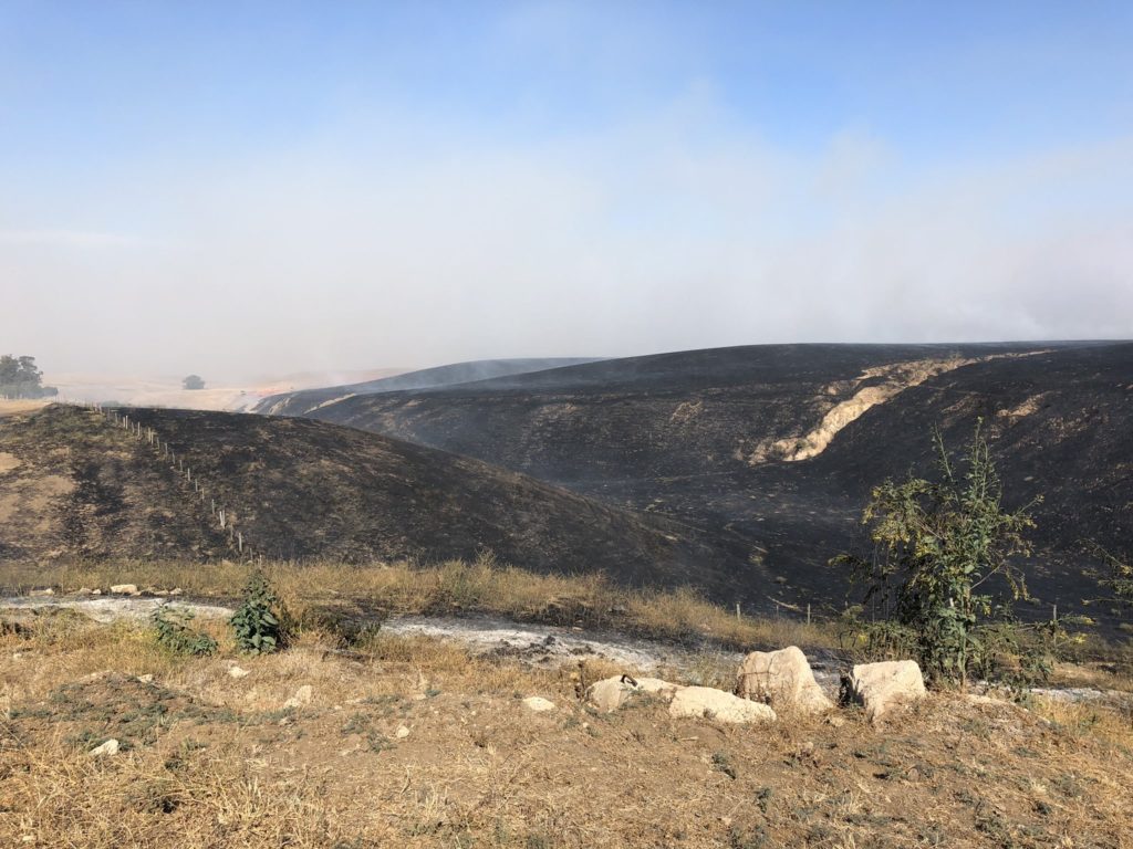 UPDATE: Fire near Santa Maria riverbed contained at 95 acres