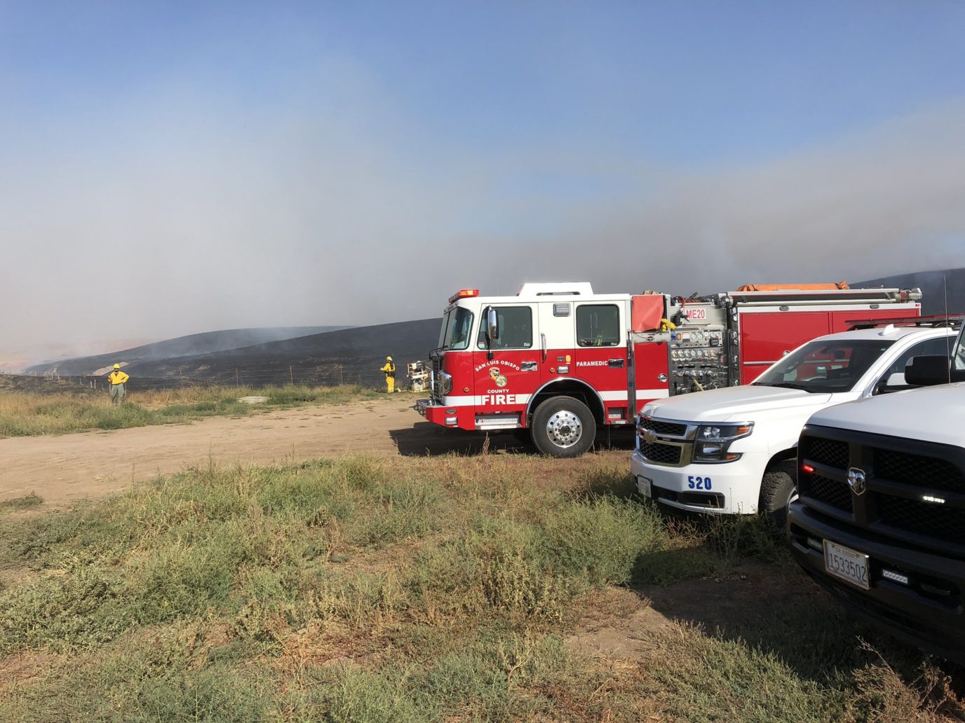 UPDATE: Fire near Santa Maria riverbed contained at 95 acres